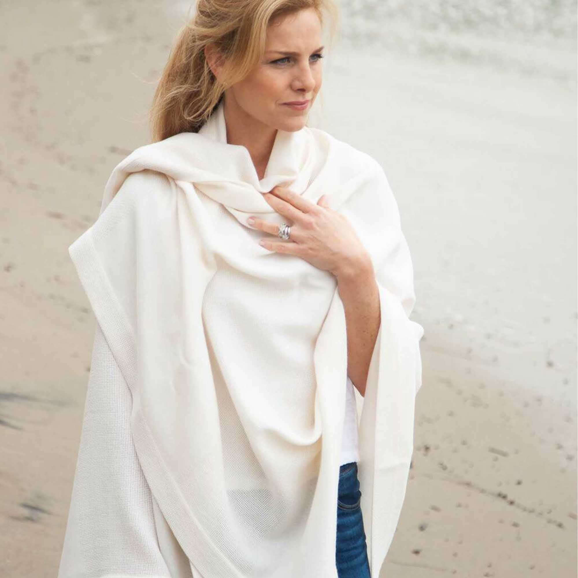 Buy Ibiza Wrap | Luxury Alpaca Wrap | Alicia Adams Alpaca