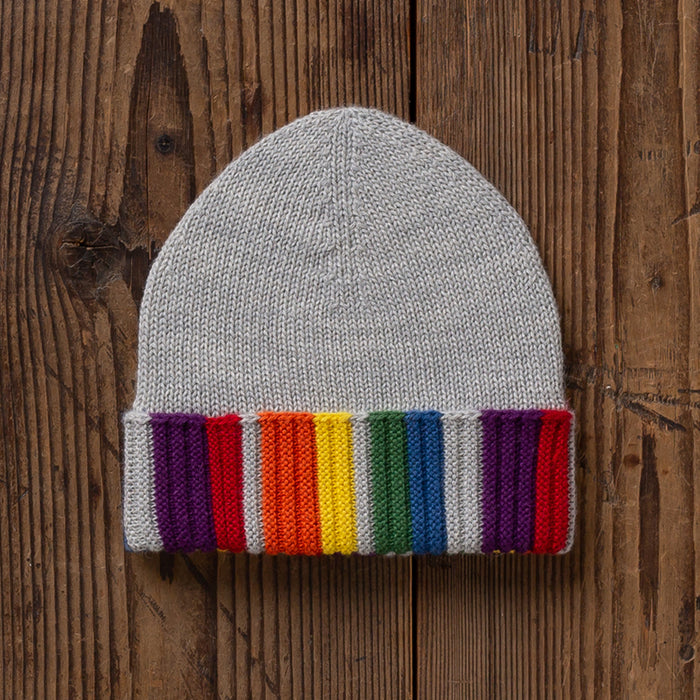 Buy Rainbow Hat | Luxury Alpaca Knit Hat | Alicia Adams Alpaca