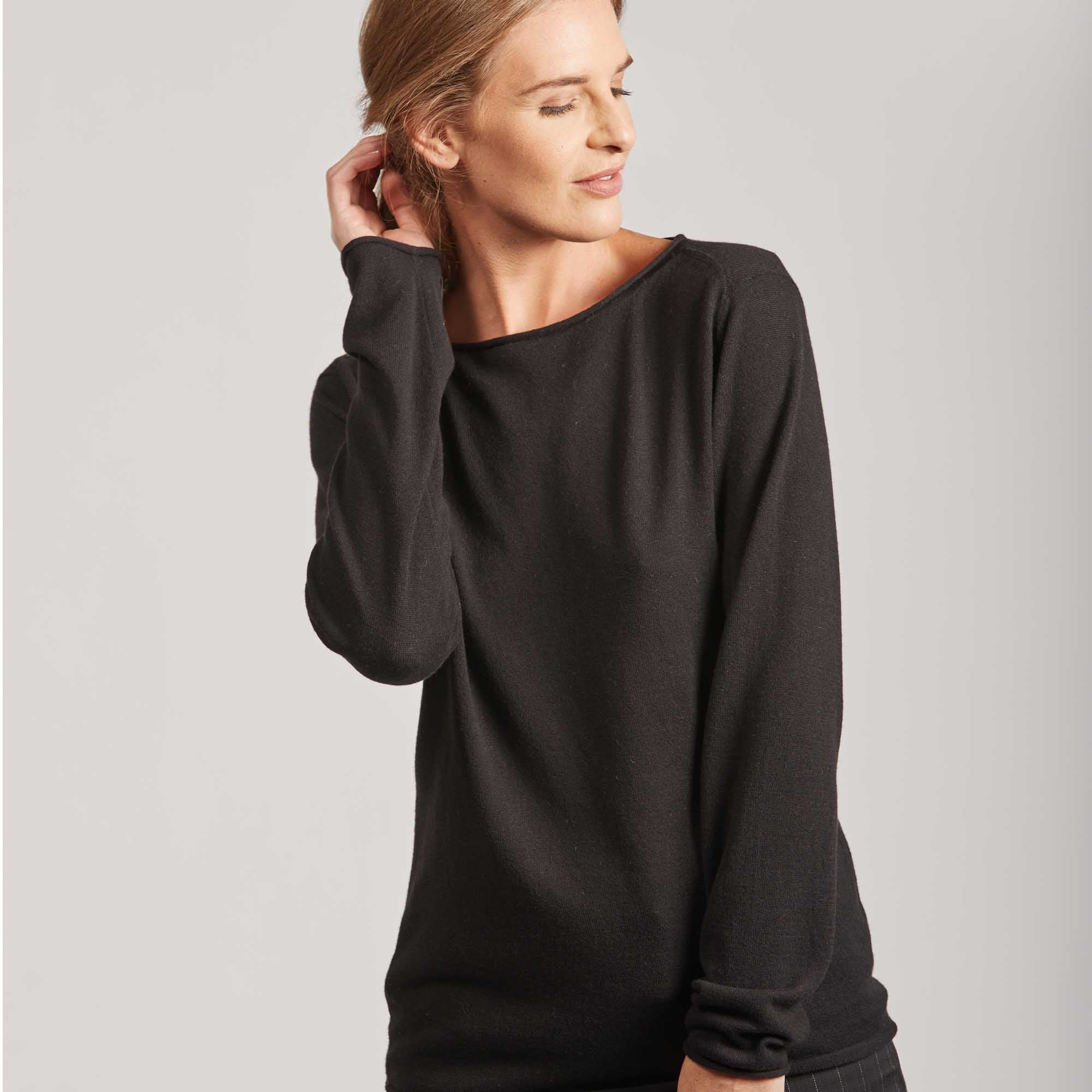 Buy Vicuña Boat Neck Sweater | Luxury Vicuña Women's Sweater | Alicia ...